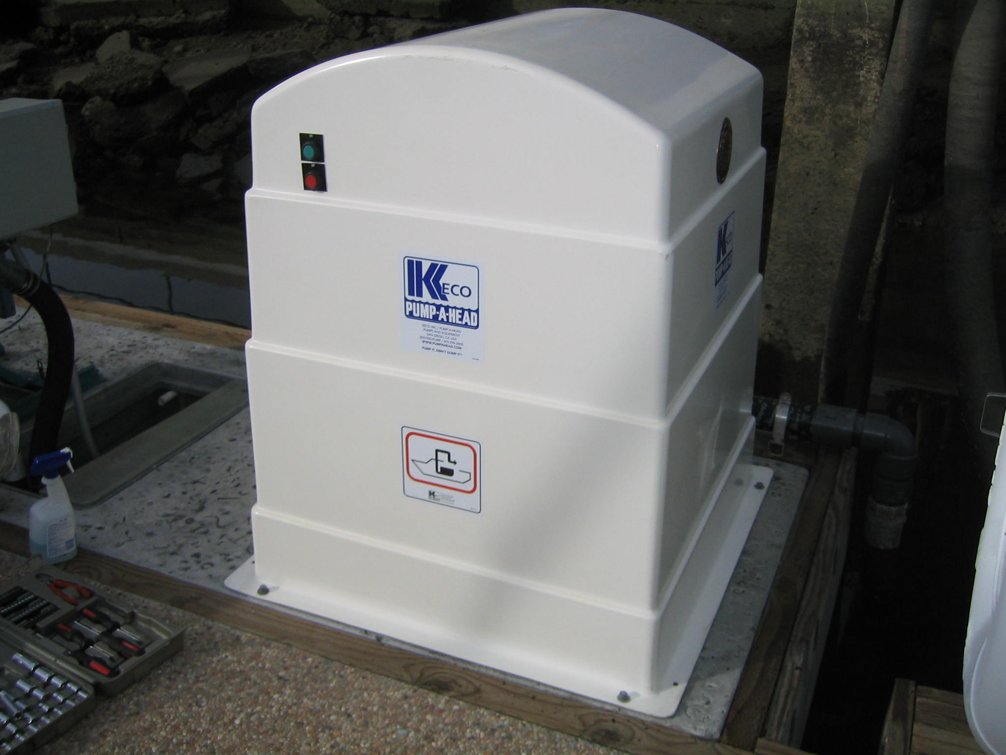 Pumpout/Dump Station Installation